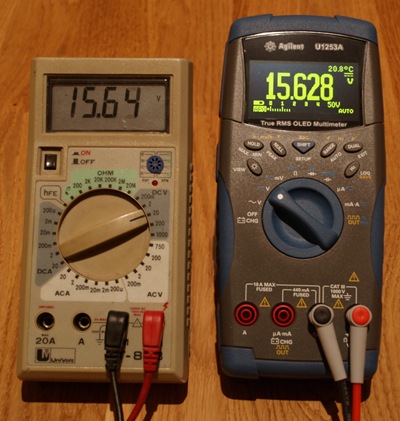 Arcticpeak: Agilent U1253A Multimeter.